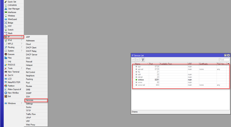 راه اندازی تانل بین دو میکروتیک - بهینه سرور